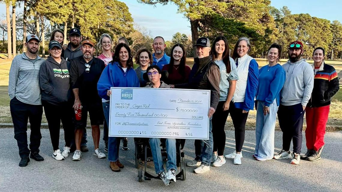 East Texas nonprofit donates $75,000 to Troup's Cooper Reid | cbs19.tv