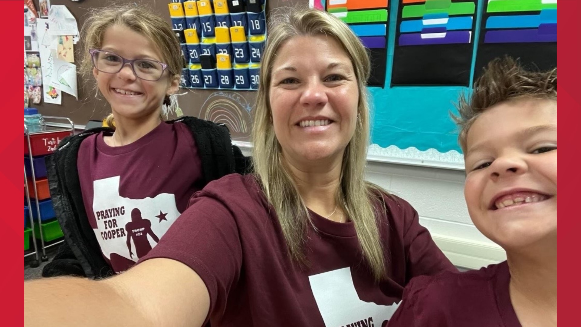 Troup students, staff show support to Cooper Reid | cbs19.tv