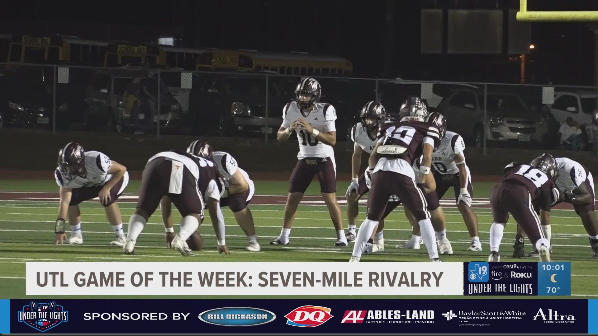 UNDER THE LIGHTS: Troup smashes Arp 42-6 | cbs19.tv