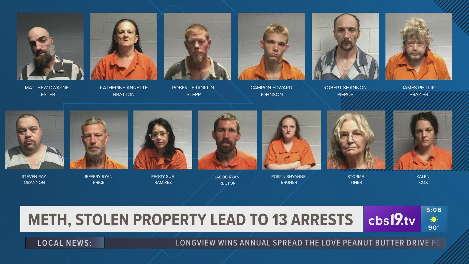 SHERIFF: 13 arrested in East Texas drug bust | cbs19.tv