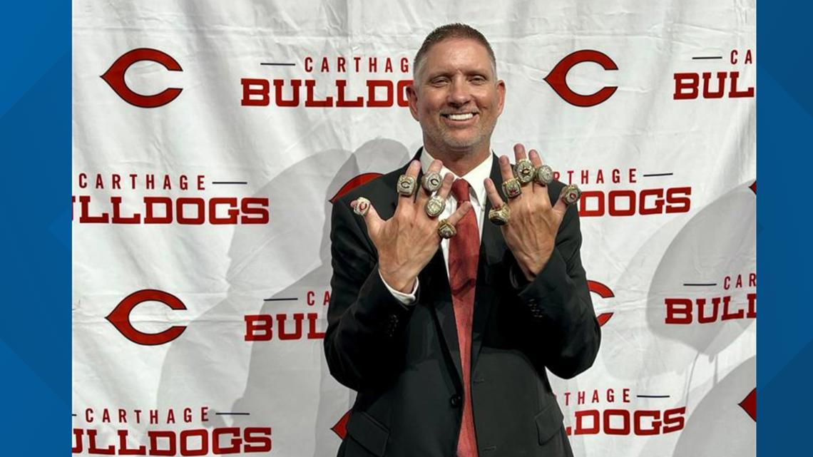 Scott Surratt celebrates Carthage's 10th state championship win | cbs19.tv