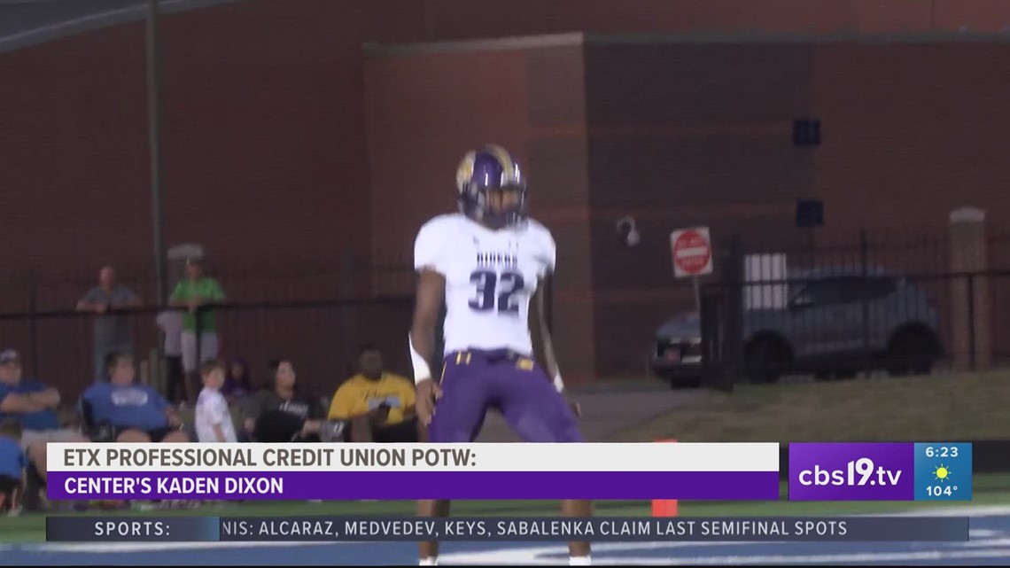 Player of the Week: Center ISD's Kaden Dixon | cbs19.tv