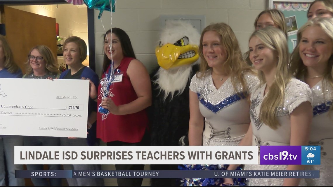 Lindale ISD educators receive over $29,000 in classroom grants | cbs19.tv