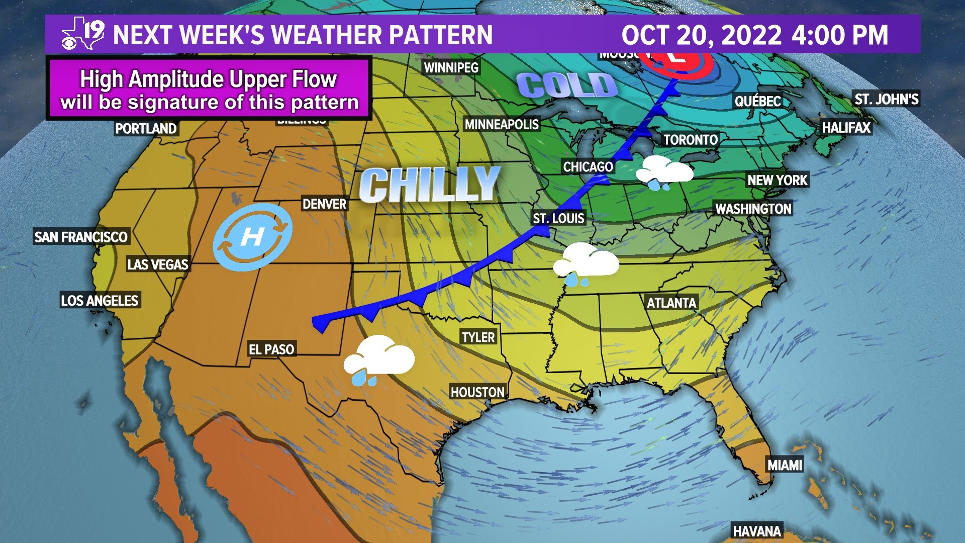 New weather pattern developing | cbs19.tv