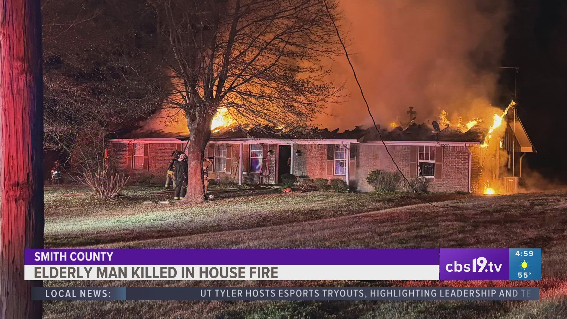 Elderly man killed in Texas house fire | cbs19.tv