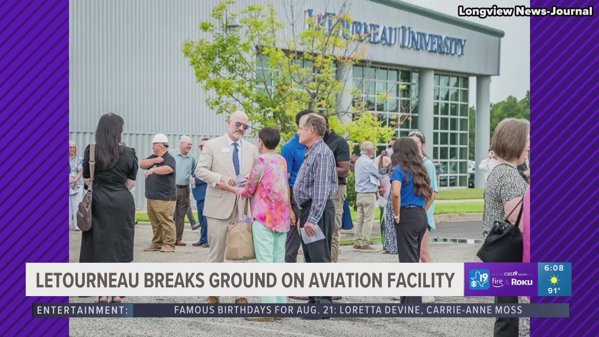 LeTourneau breaks ground on $15 million aviation facility | cbs19.tv