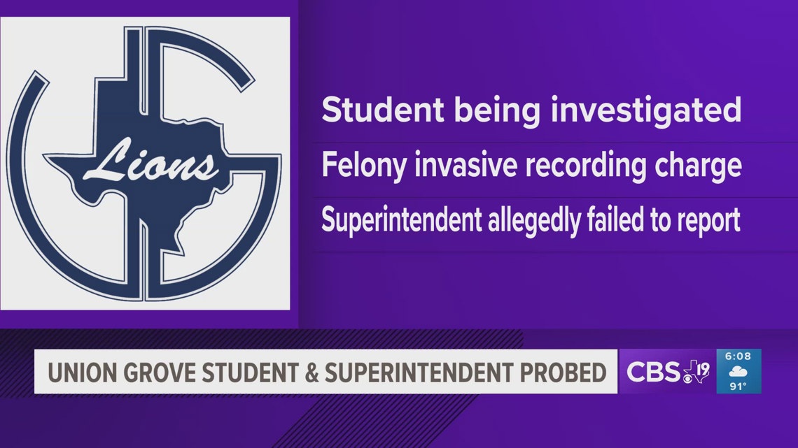 Union Grove ISD superintendent under criminal investigation for failure ...
