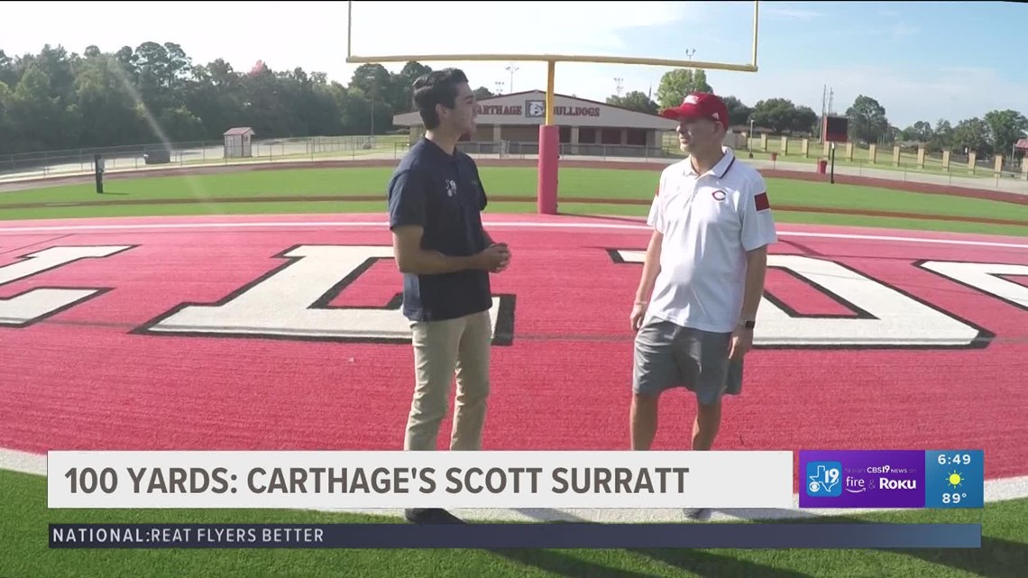 100 YARDS: Carthage Bulldogs head coach Scott Surratt | cbs19.tv