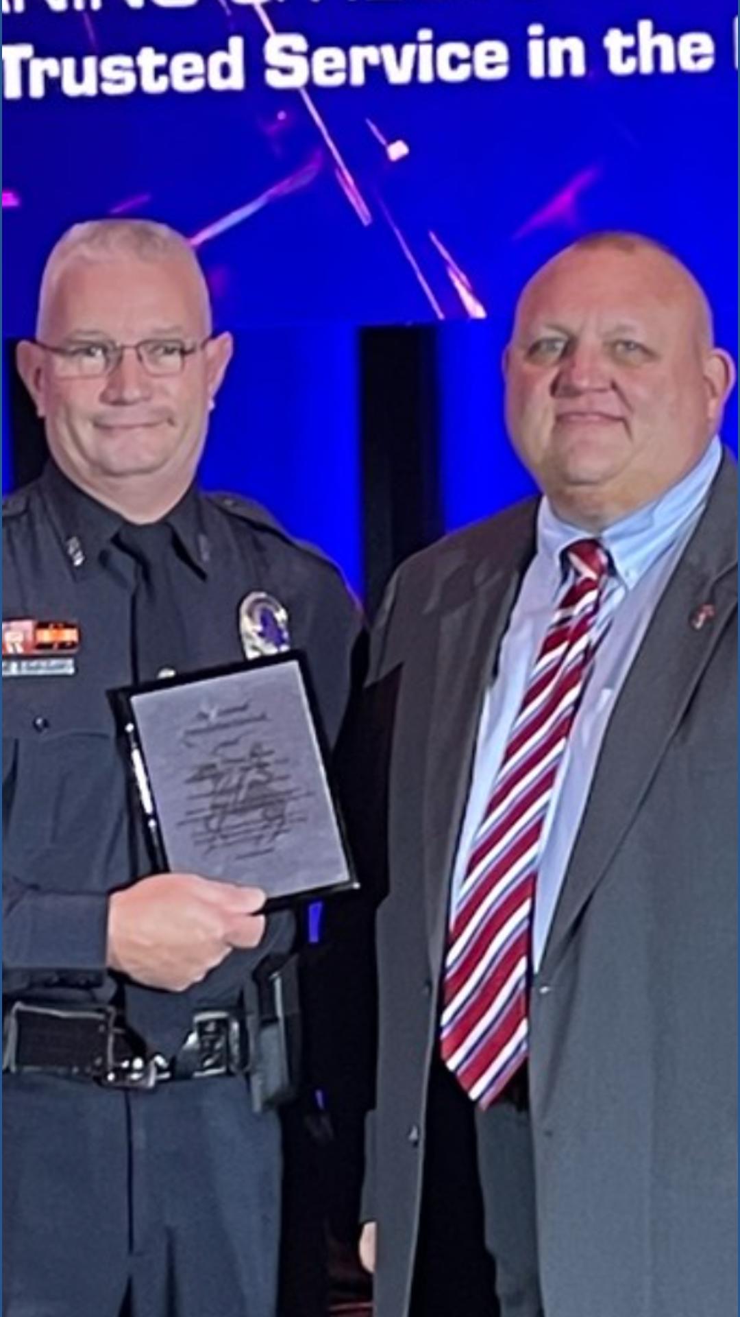 Officer Shelton honored for major drug seizure at national event | cbs19.tv