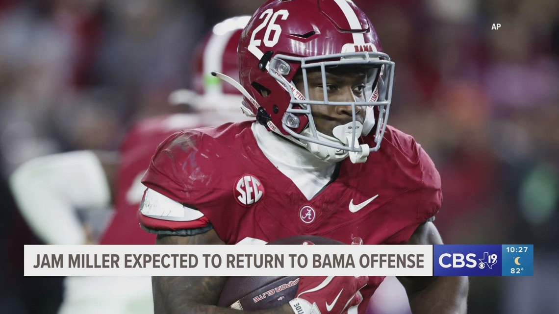 Jam Miller expected to return to Alabama football ahead of Georgia ...