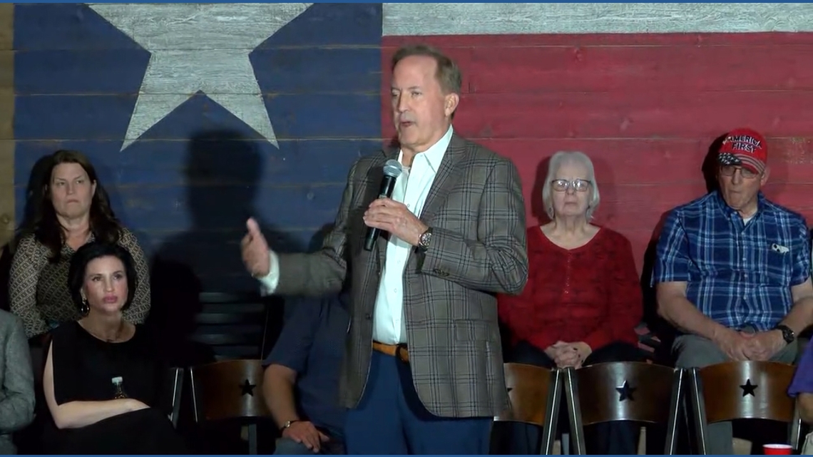 Ken Paxton speaks in Tyler as part of Texas-First Victory Tour | cbs19.tv