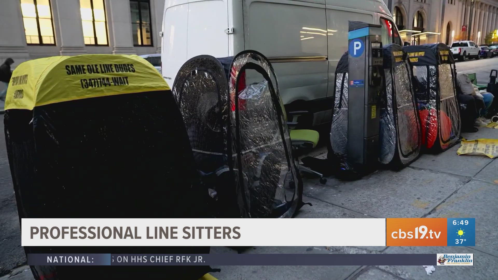 Professional line sitters get paid to wait in lines | cbs19.tv
