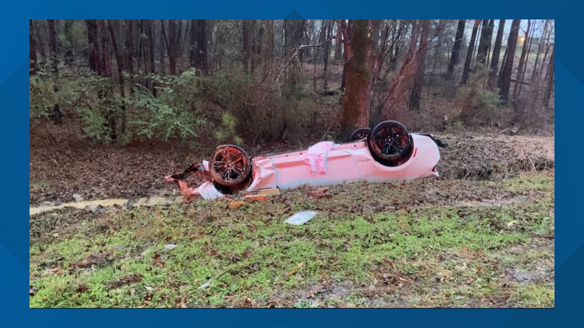1 hospitalized following 'weather-related' rollover crash near Lindsey ...