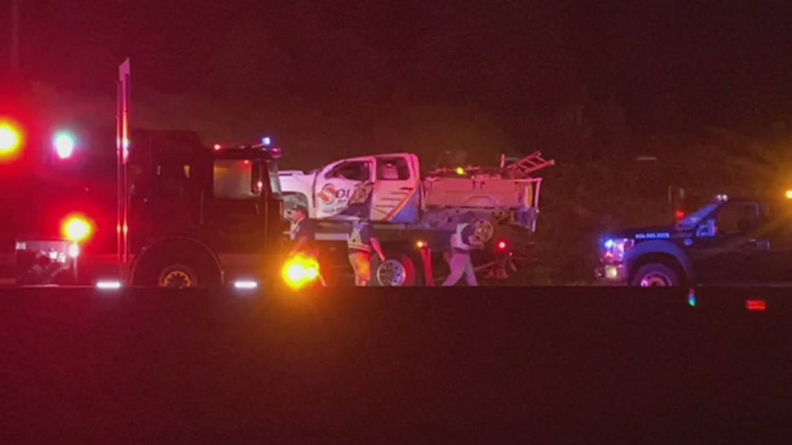 Possibly several people ejected from truck after I-20 crash | cbs19.tv