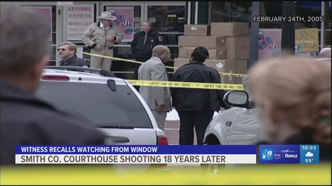 Witness recalls watching 2005 Smith County Courthouse shooting | cbs19.tv