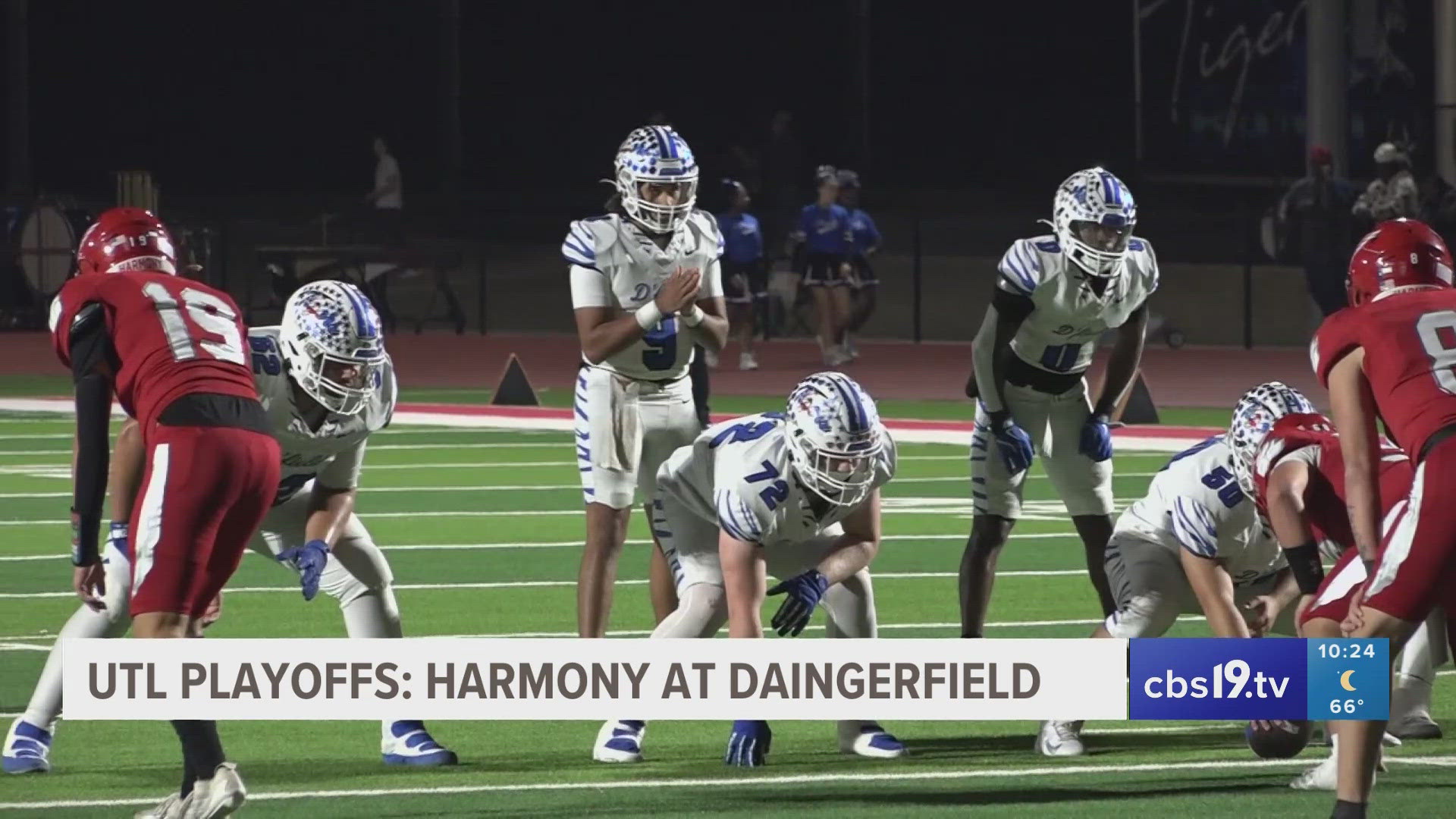 UNDER THE LIGHTS: Daingerfield smashes Harmony 48-6 | cbs19.tv