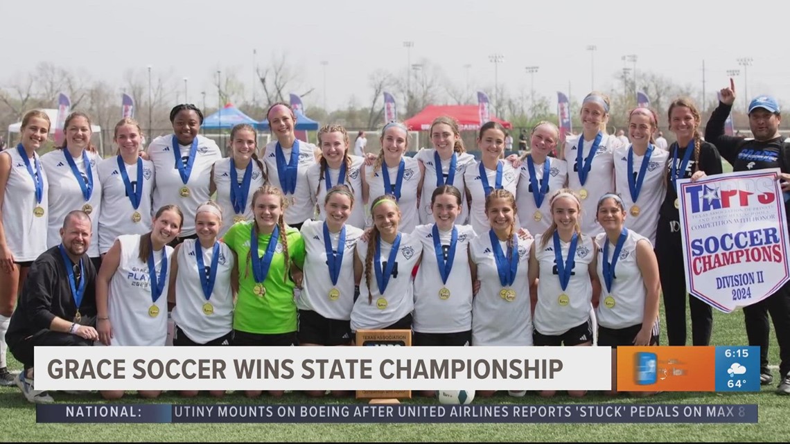 Grace Lady Cougars win TAPPS soccer state title | cbs19.tv