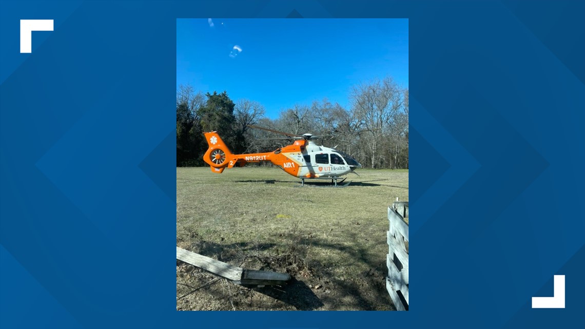 One injured after run over by tractor near Payne Springs | cbs19.tv