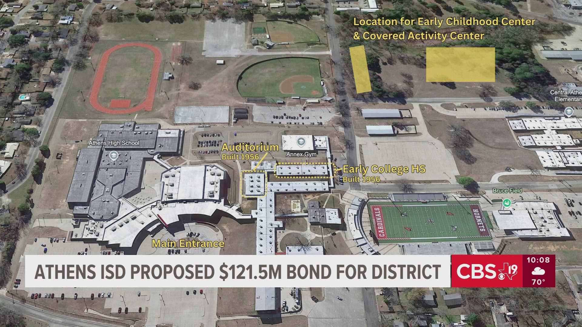 Athens Isd May Vote On 121 5m Bond For School Renovations Cbs19 Tv