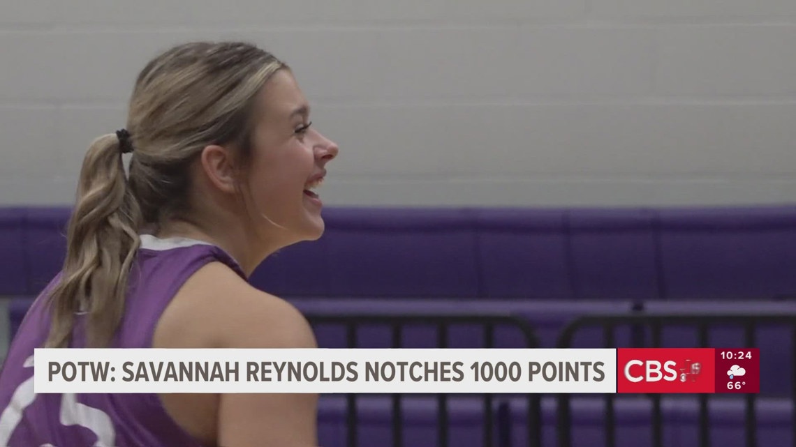 Savannah Reynolds marks 1,000 points in her basketball career, eyes ...