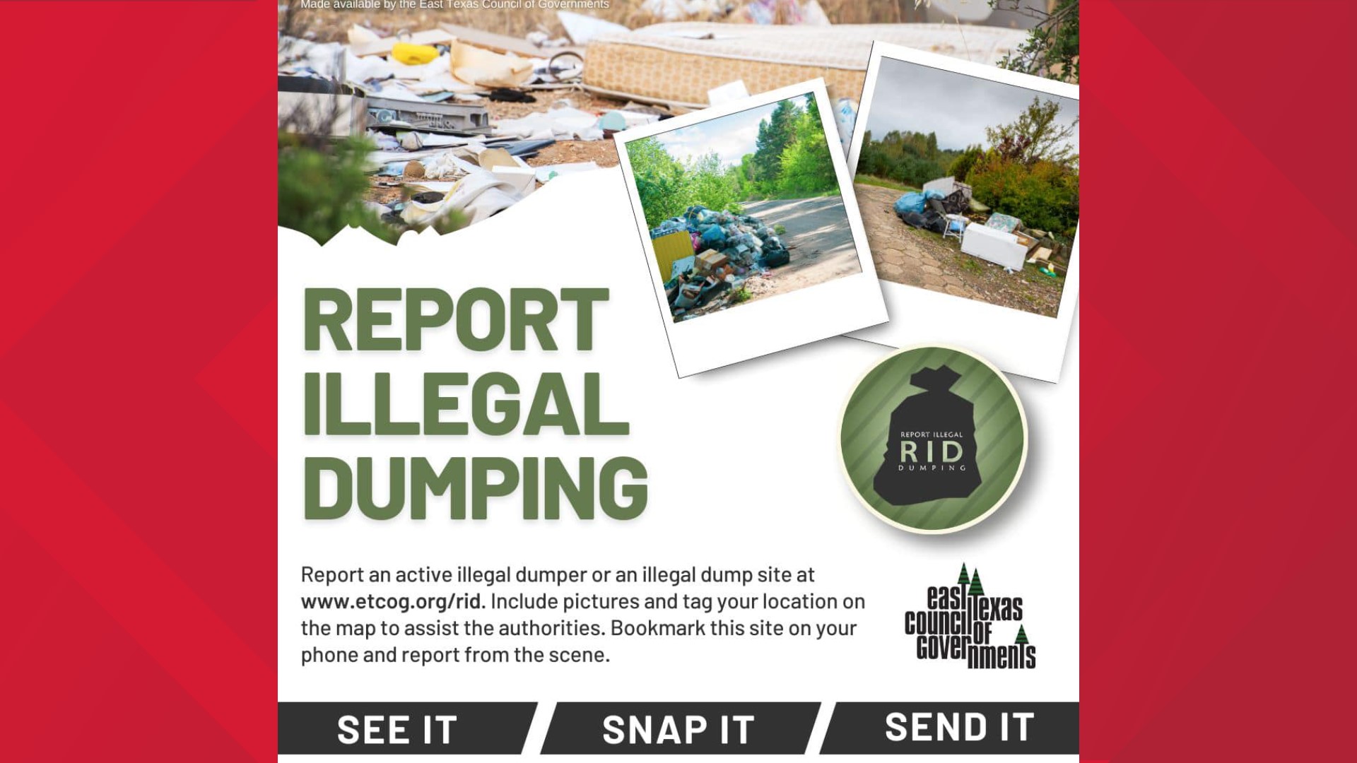 If you see something say something: Report illegal dumping | cbs19.tv