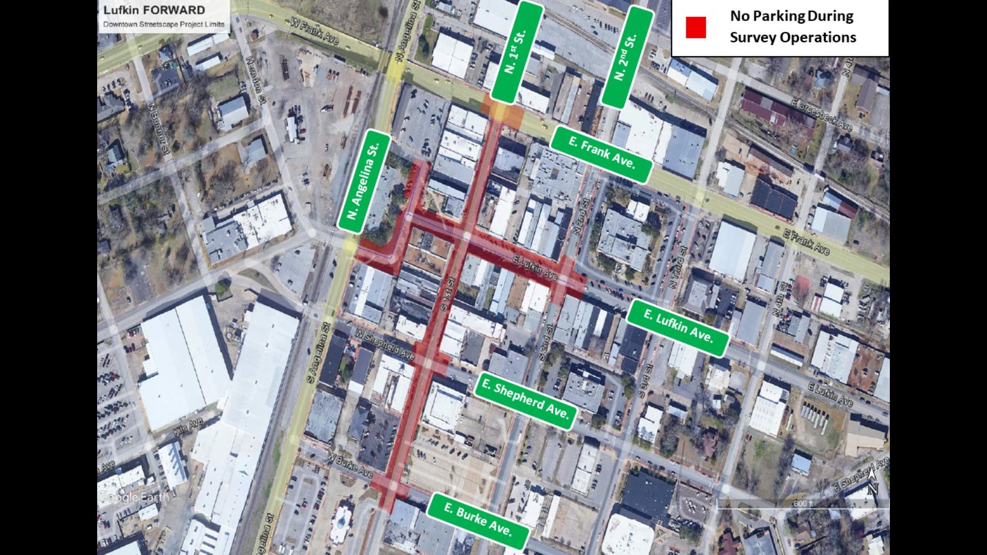 City of Lufkin to shut parts of downtown Sunday | cbs19.tv