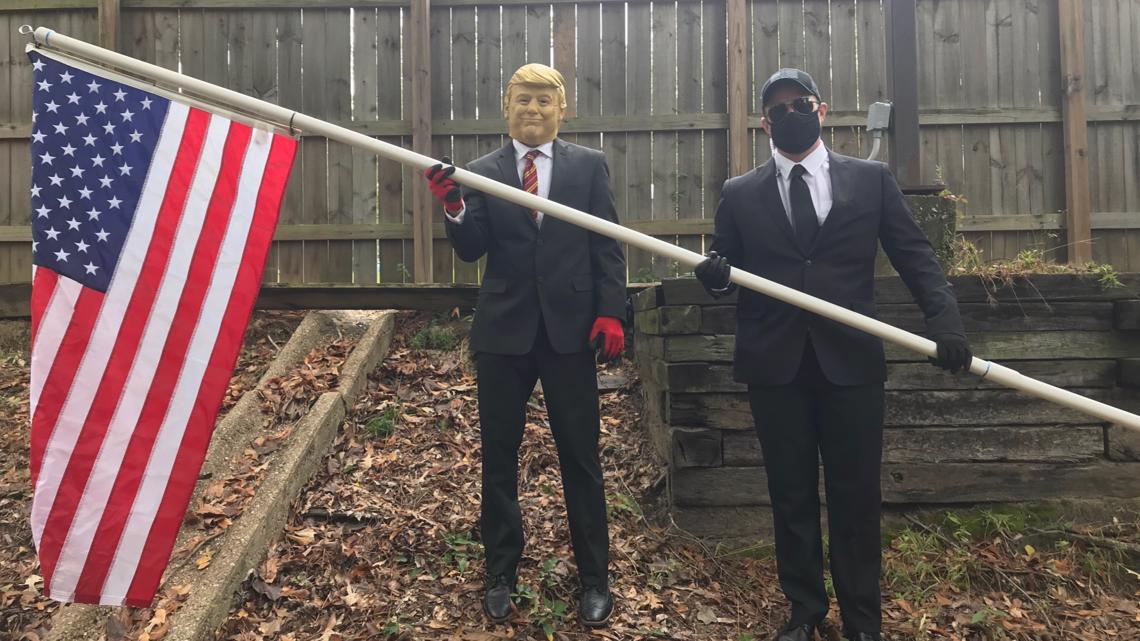 The flag ninja shows off skills and hangs a new flag in Lufkin | cbs19.tv