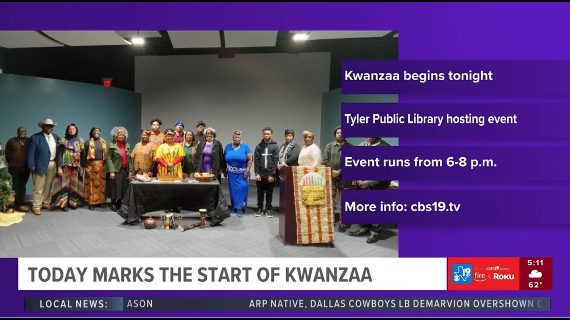 December 26 marks the first day of Kwanzaa | cbs19.tv