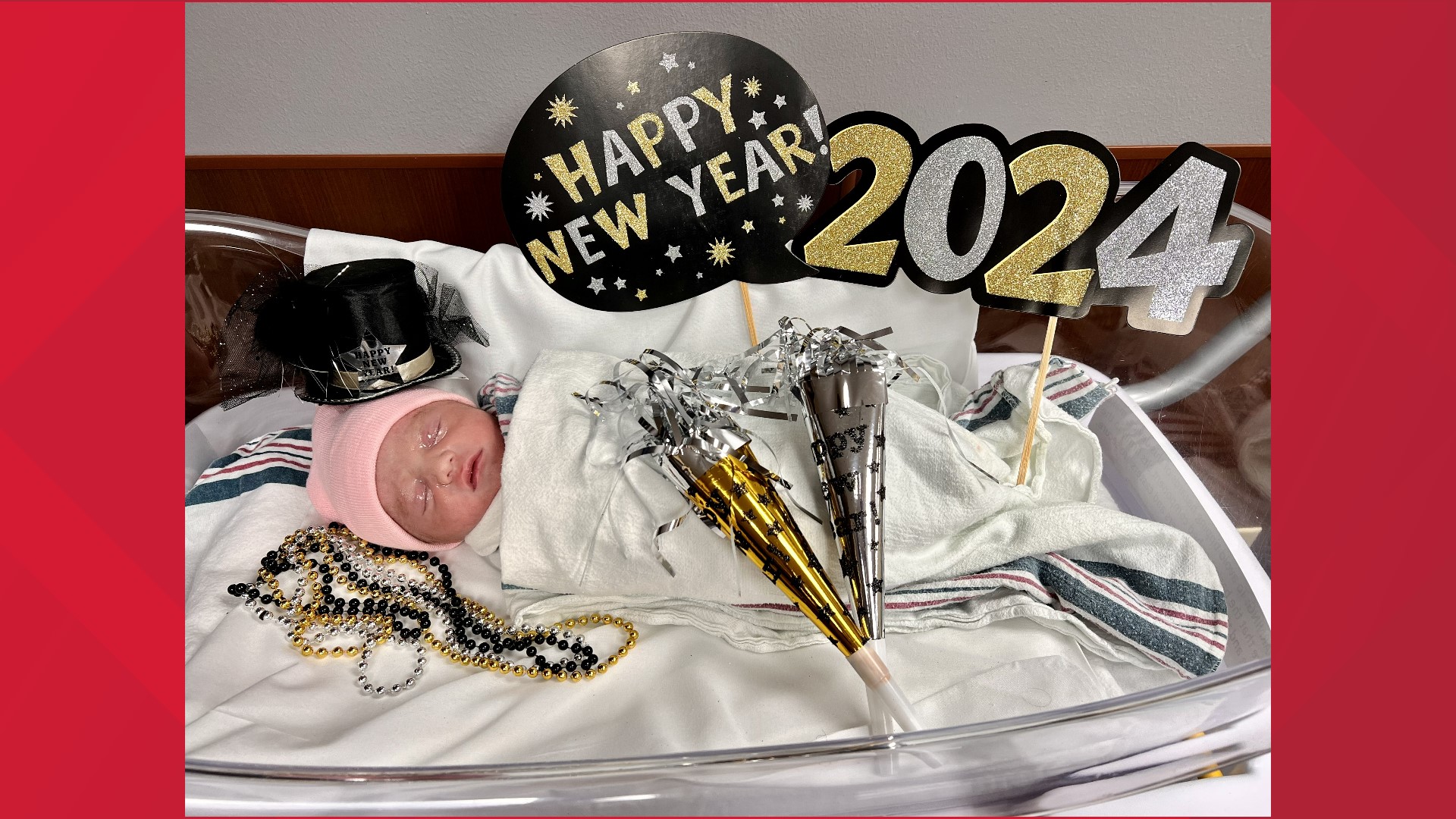 Baby girl becomes one of first born in East Texas in 2024 | cbs19.tv