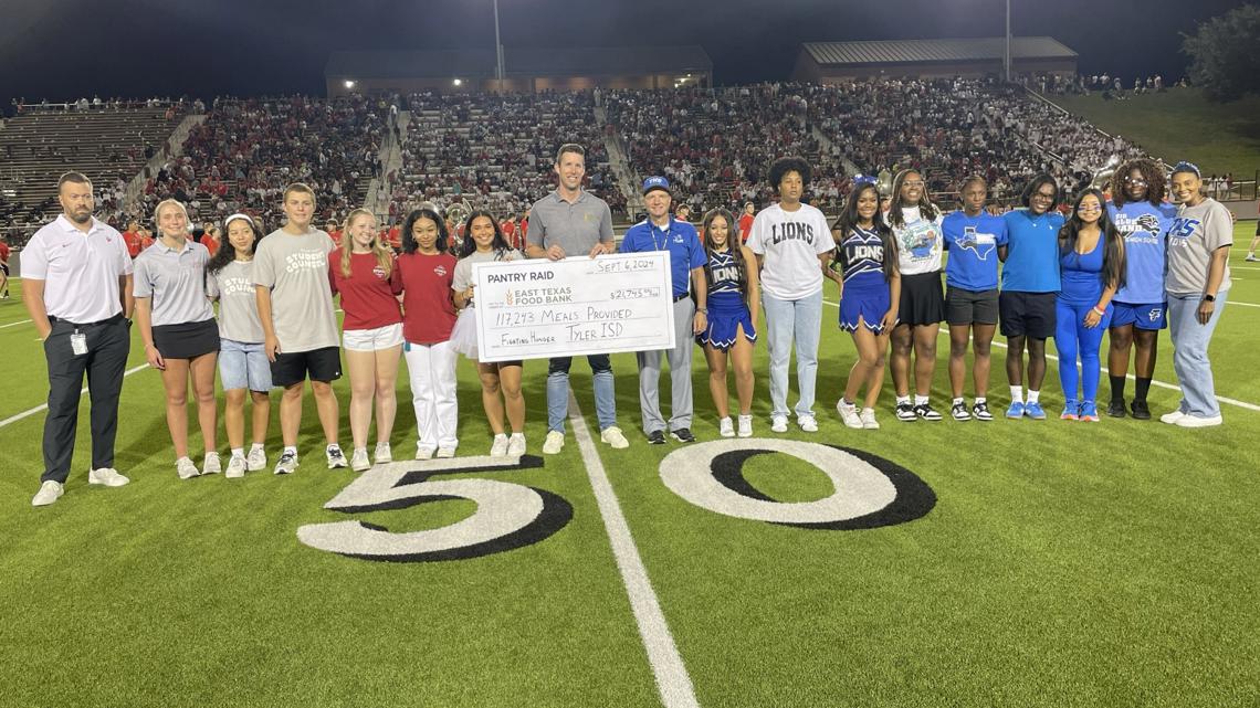 Tyler ISD schools raise over 117,000 meals to fight hunger | cbs19.tv