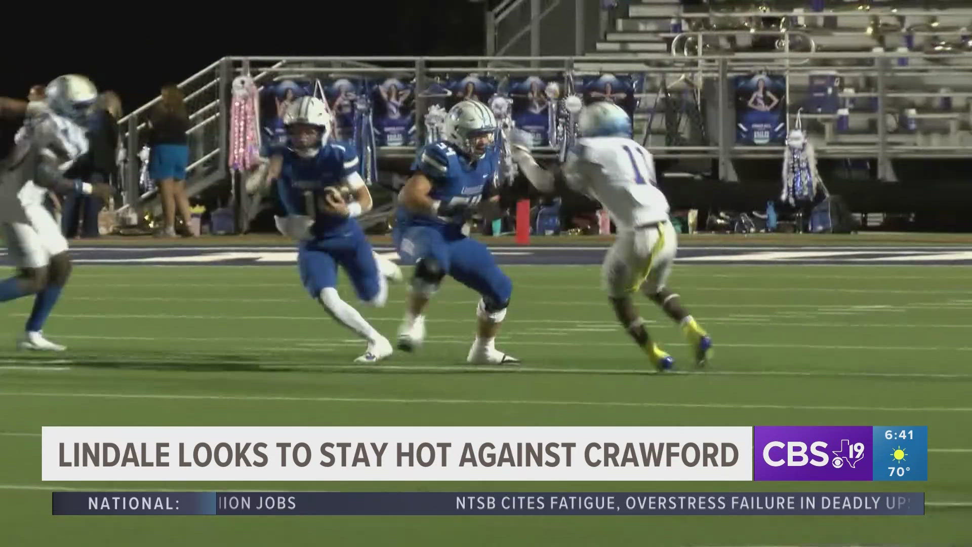 UNDER THE LIGHTS: Lindale Eagles look to stay hot against Crawford ...