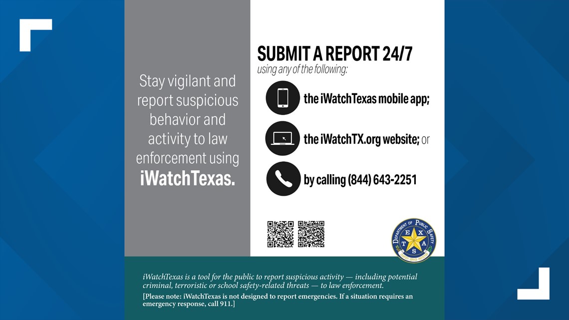 DPS reminds Texans to use iWatchTexas | cbs19.tv