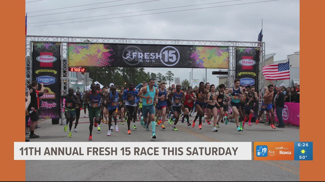 Annual Fresh 15 race set for Saturday in Tyler | cbs19.tv