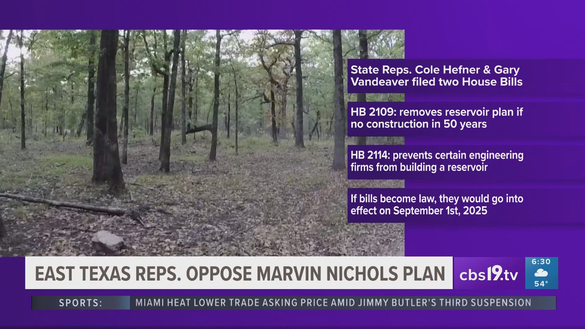 East Texas representatives author bills opposing Marvin Nichols ...