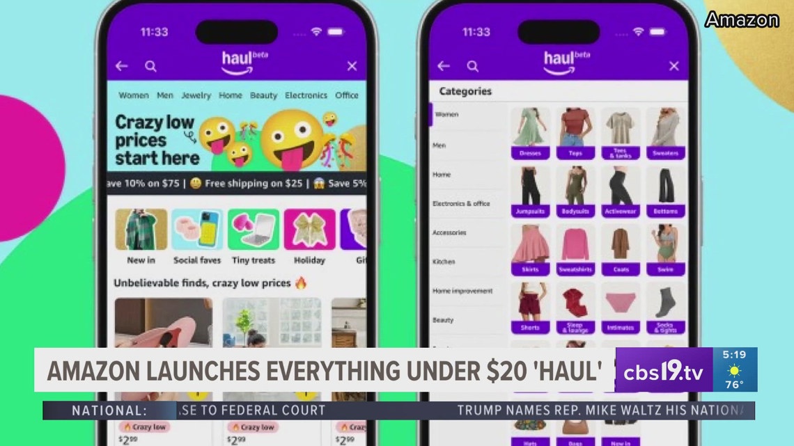 Amazon launches new app with all items under $20 | cbs19.tv