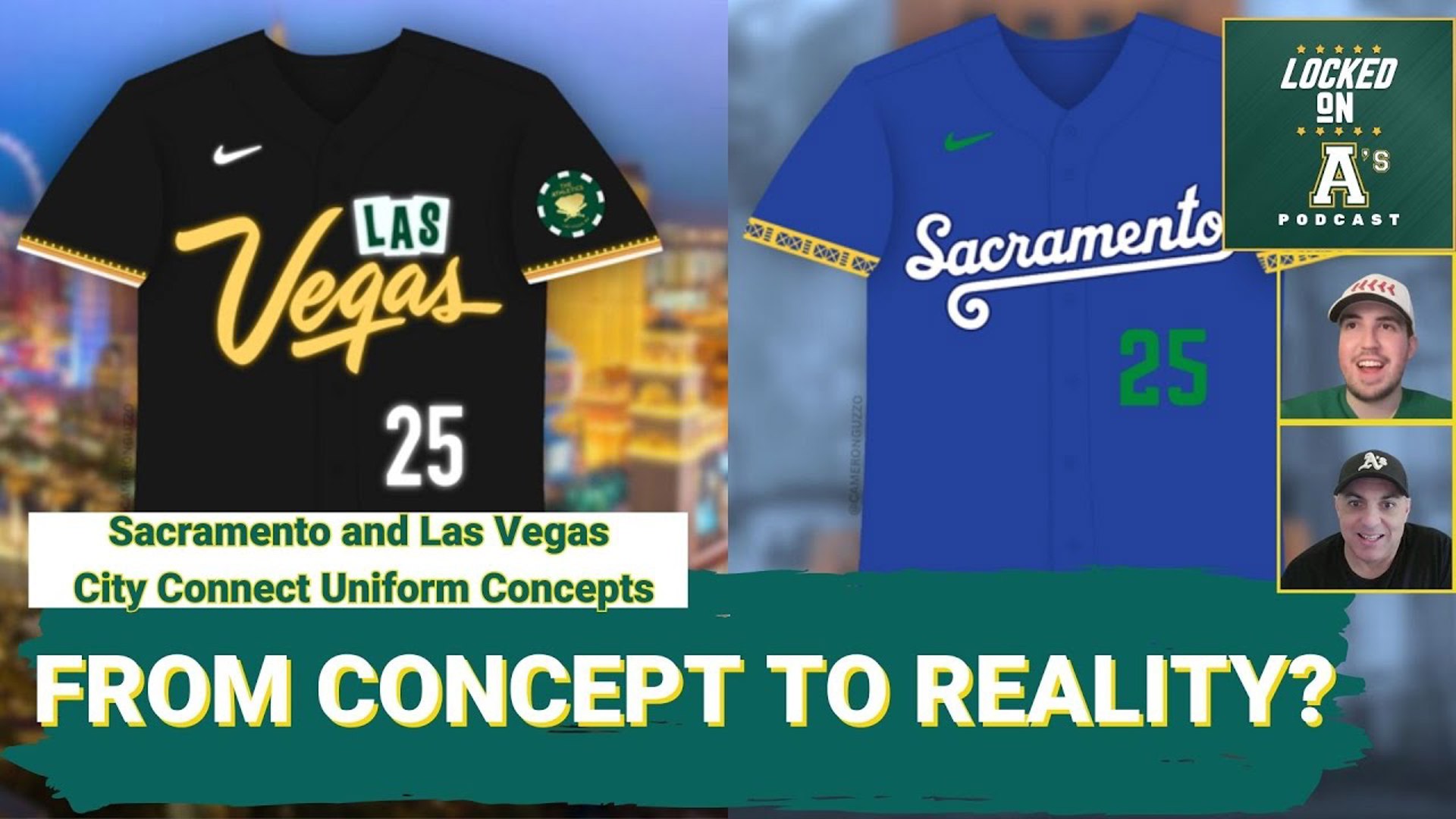 FROM CONCEPT TO REALITY?: Sacramento and Las Vegas City Connect Uniform ...