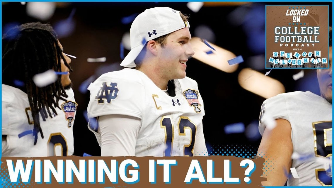 Notre Dame PROVES National Title potential vs Georgia. Jalen Milroe ...