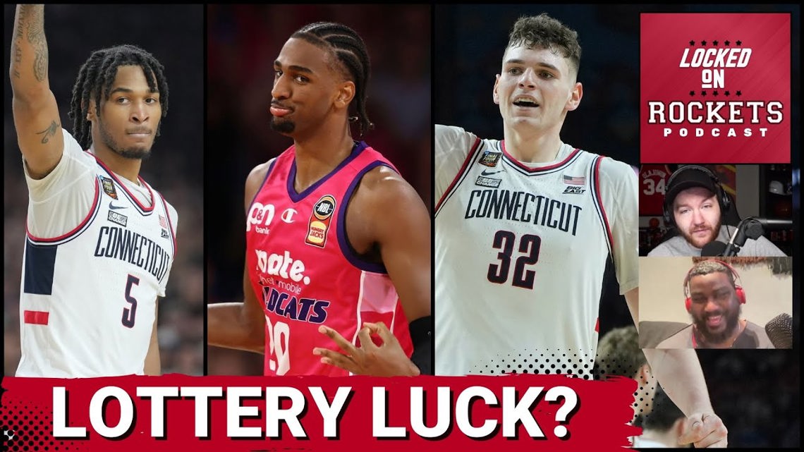 Houston Rockets NBA Draft Lottery Luck. Pick Lands Top-4. Alex Sarr ...
