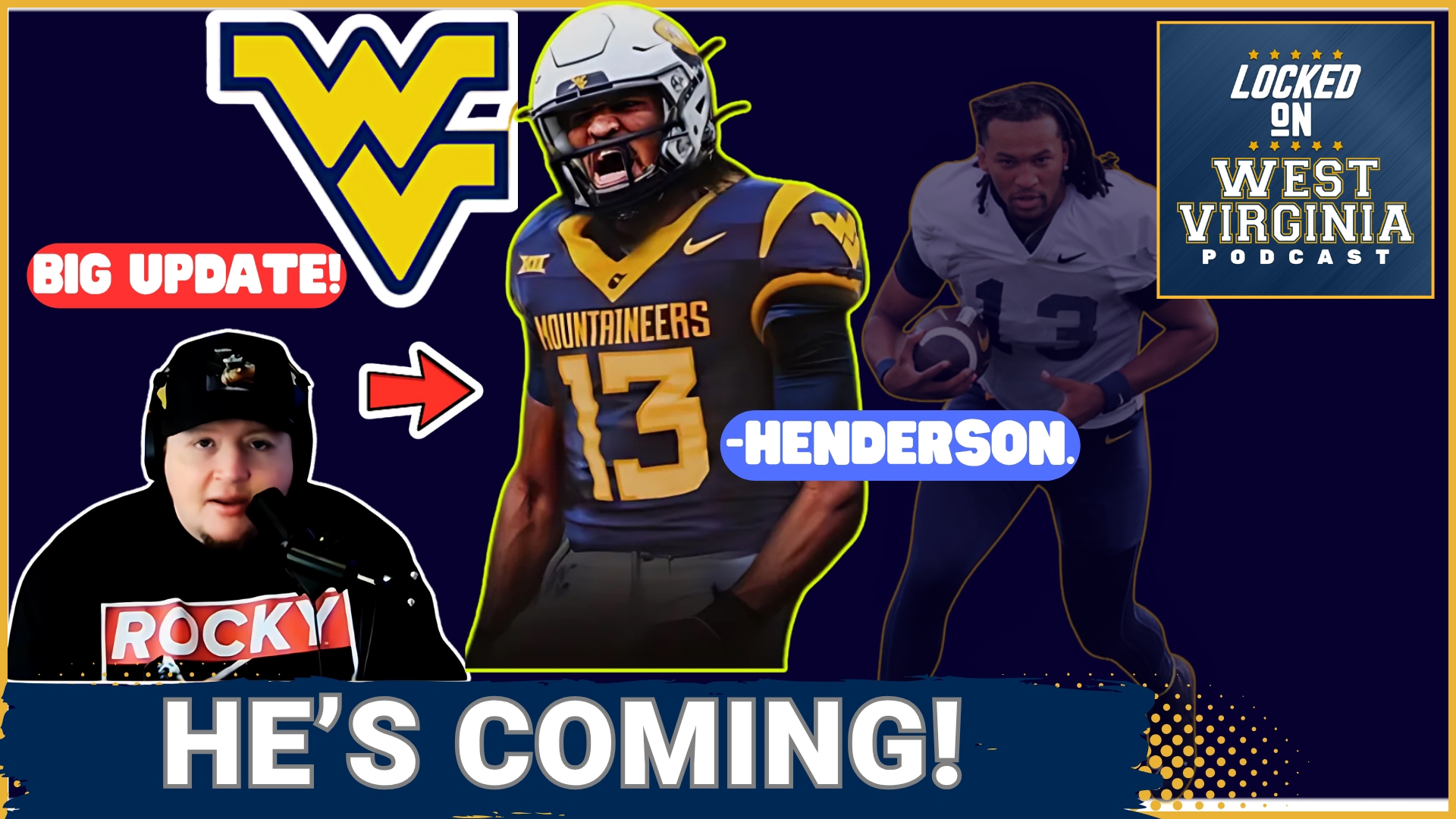 SOURCE- DO NOT COUNT West Virginia QB Jaylen Henderson OUT of this race yet! | cbs19.tv
