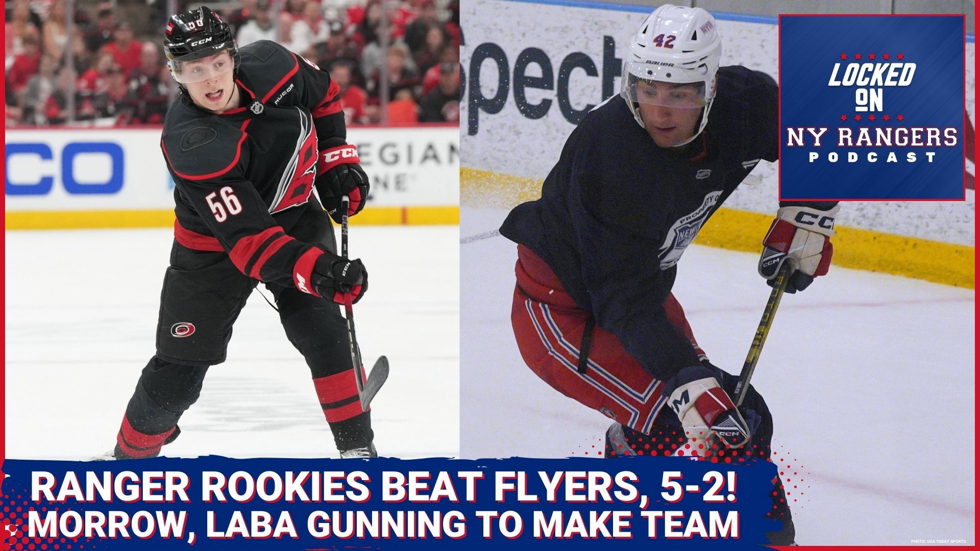 Rangers beat Flyers 5-2, Noah Laba and Scott Morrow gunning for Opening ...