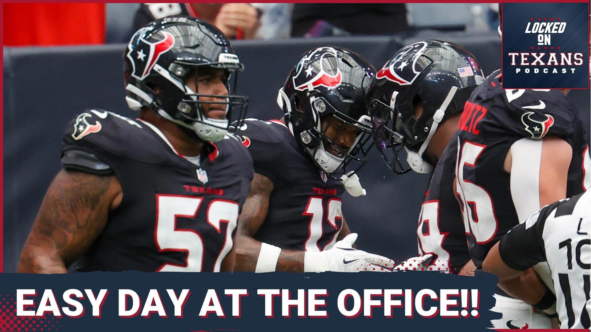 TEXANS DOMINATE PANTHERS! CJ Stroud in CONTROL + O-Line PERFECTION ...