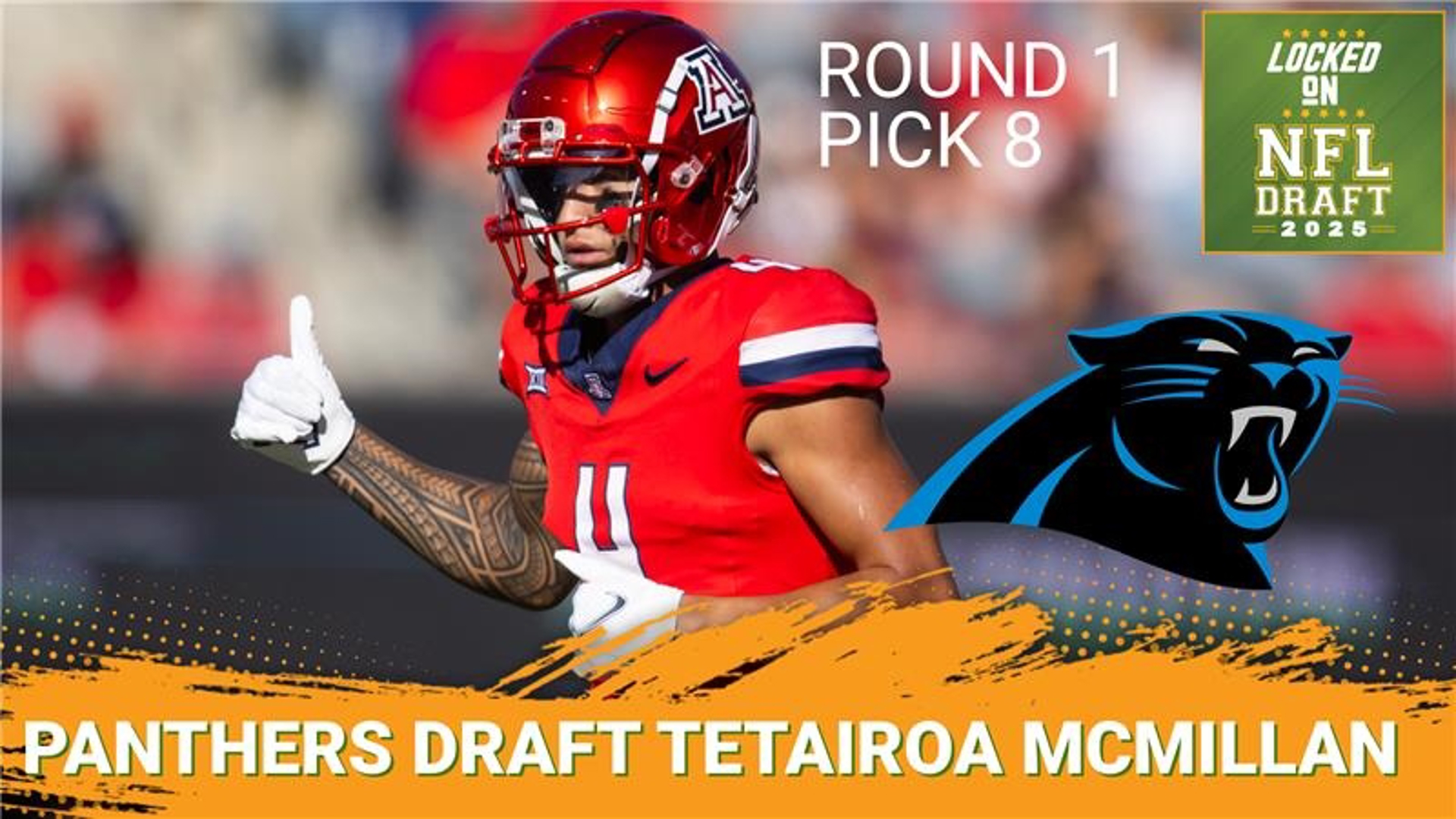 Carolina Panthers Select Tetairoa McMillan with the No. 8 Pick in the NFL Draft | cbs19.tv