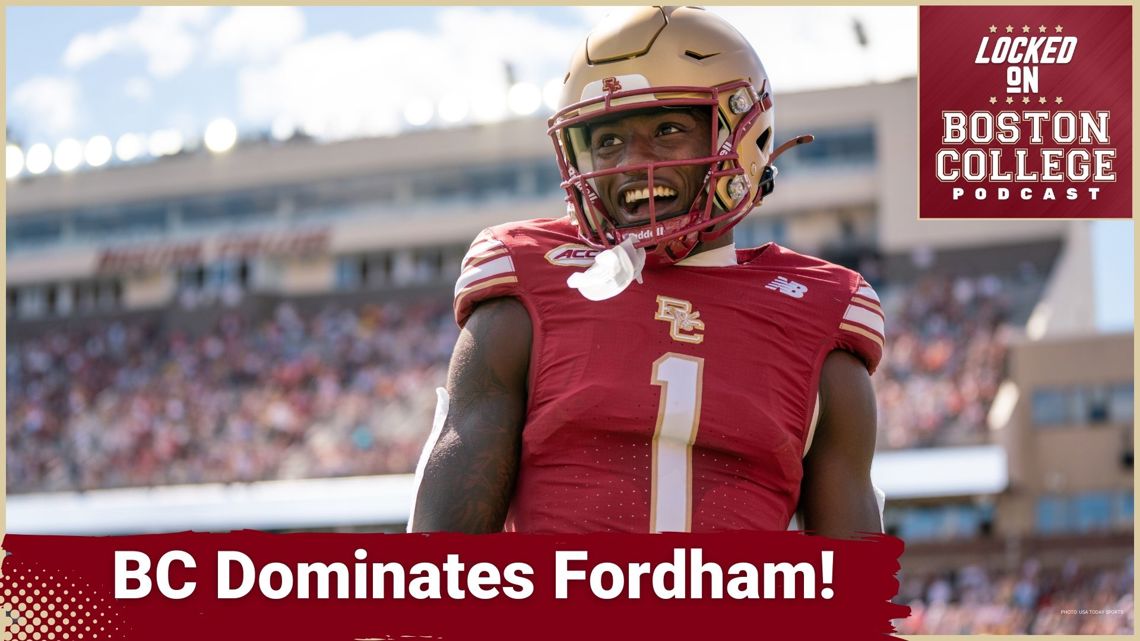 DOMINATION: Boston College CRUSHES Fordham 66-10 in Season Opener | Is This BC's BREAKOUT Year ...