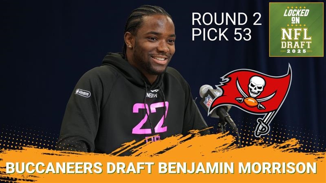 The Tampa Bay Buccaneers Select Benjamin Morrison with the No. 53 Pick ...