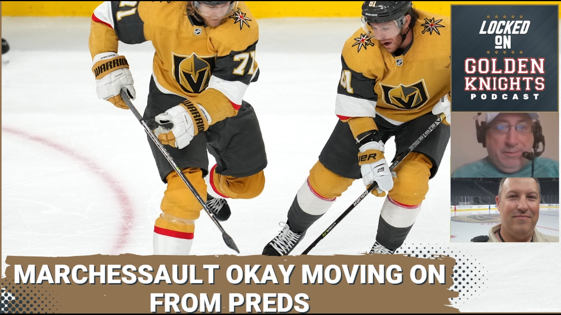 Former Vegas Golden Knight Jonathan Marchessault is "okay moving on ...