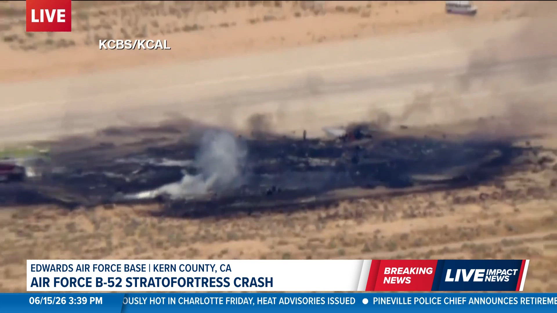 B-52 bomber crashes after takeoff at Edwards Air Force base in ...