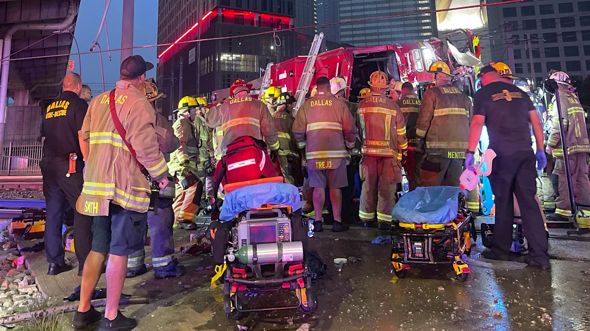 Dallas firefighter recalls miracle survival after truck crash | cbs19.tv