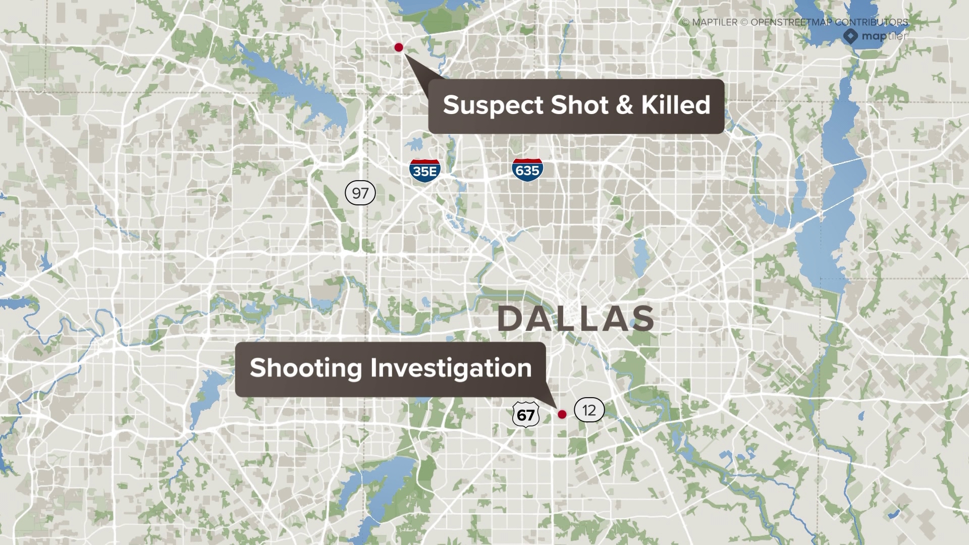 Dallas police shooting: One officer killed, two injured Thursday | cbs19.tv