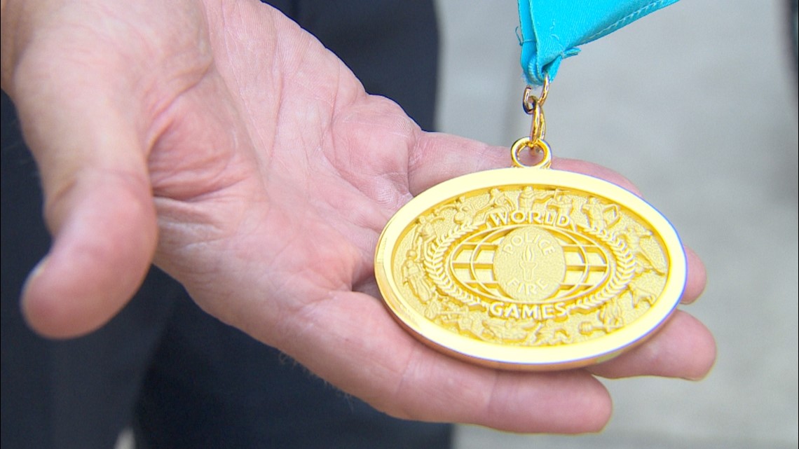Grapevine police bike officer wins cycling gold medal | cbs19.tv