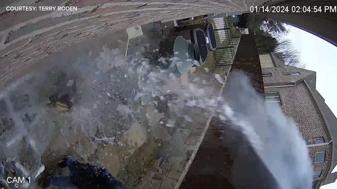 VIDEO: Pool pump explodes after getting frozen | cbs19.tv